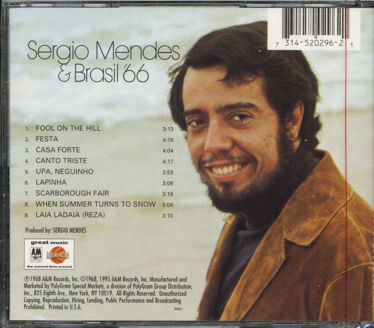 Sergio Mendes & Brazil '66 CD: Fool On The Hill (CD) - Bear Family Records