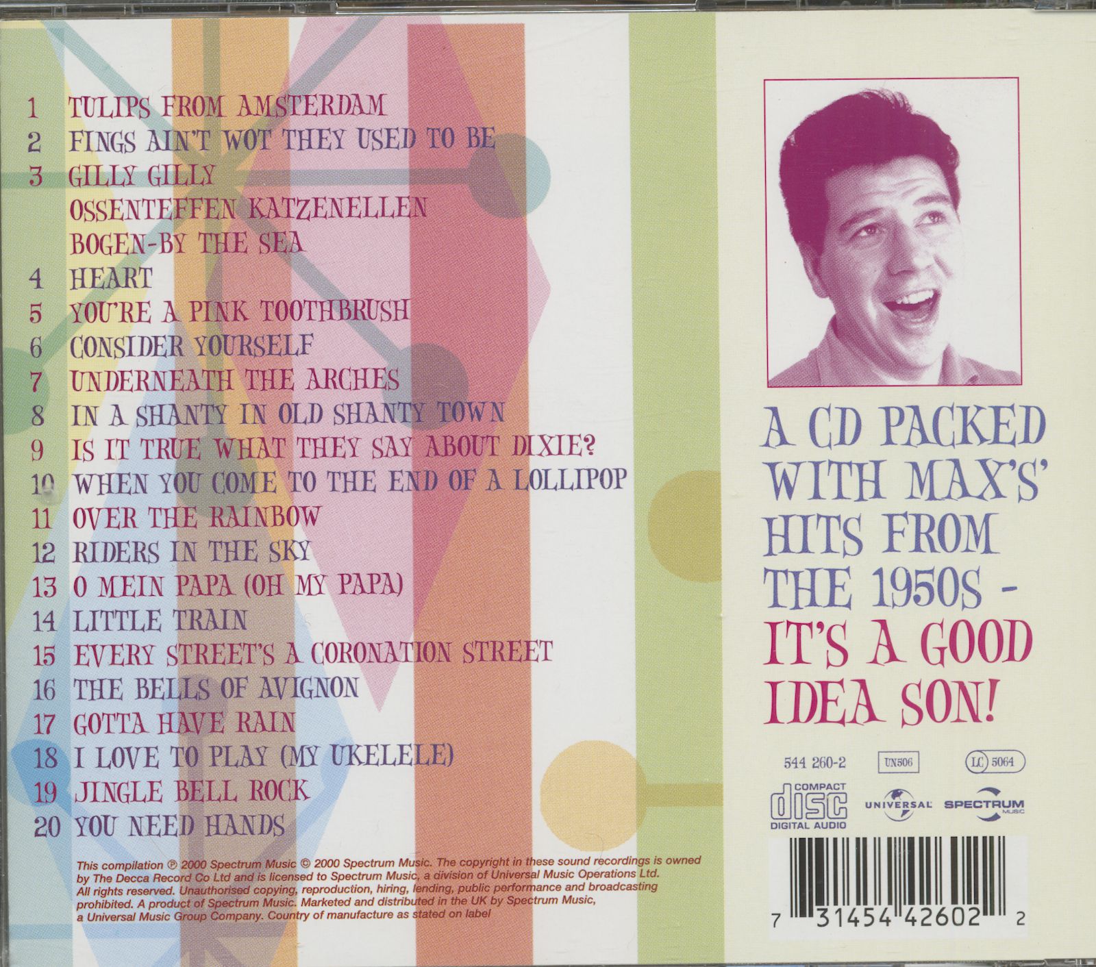 Max Bygraves CD: The Best Of Max Bygraves (CD) - Bear Family Records
