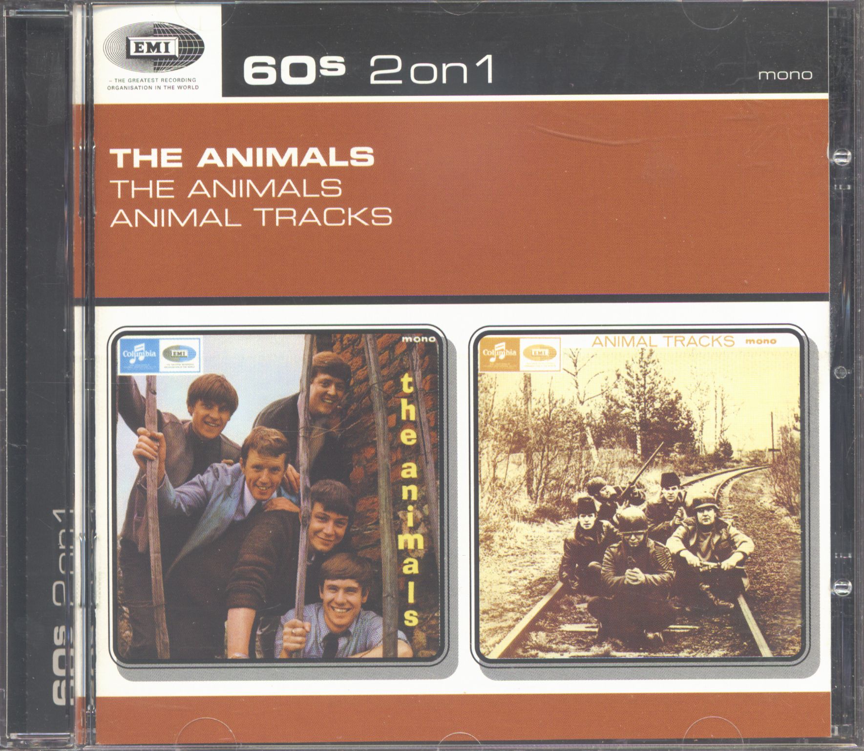 The Animals CD: 60s 2 on 1 - The Animals & Animal Tracks (CD) - Bear ...