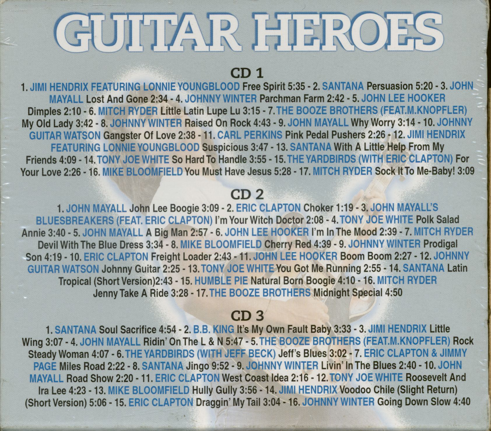 Various CD: Guitar Heroes (3-CD) - Bear Family Records