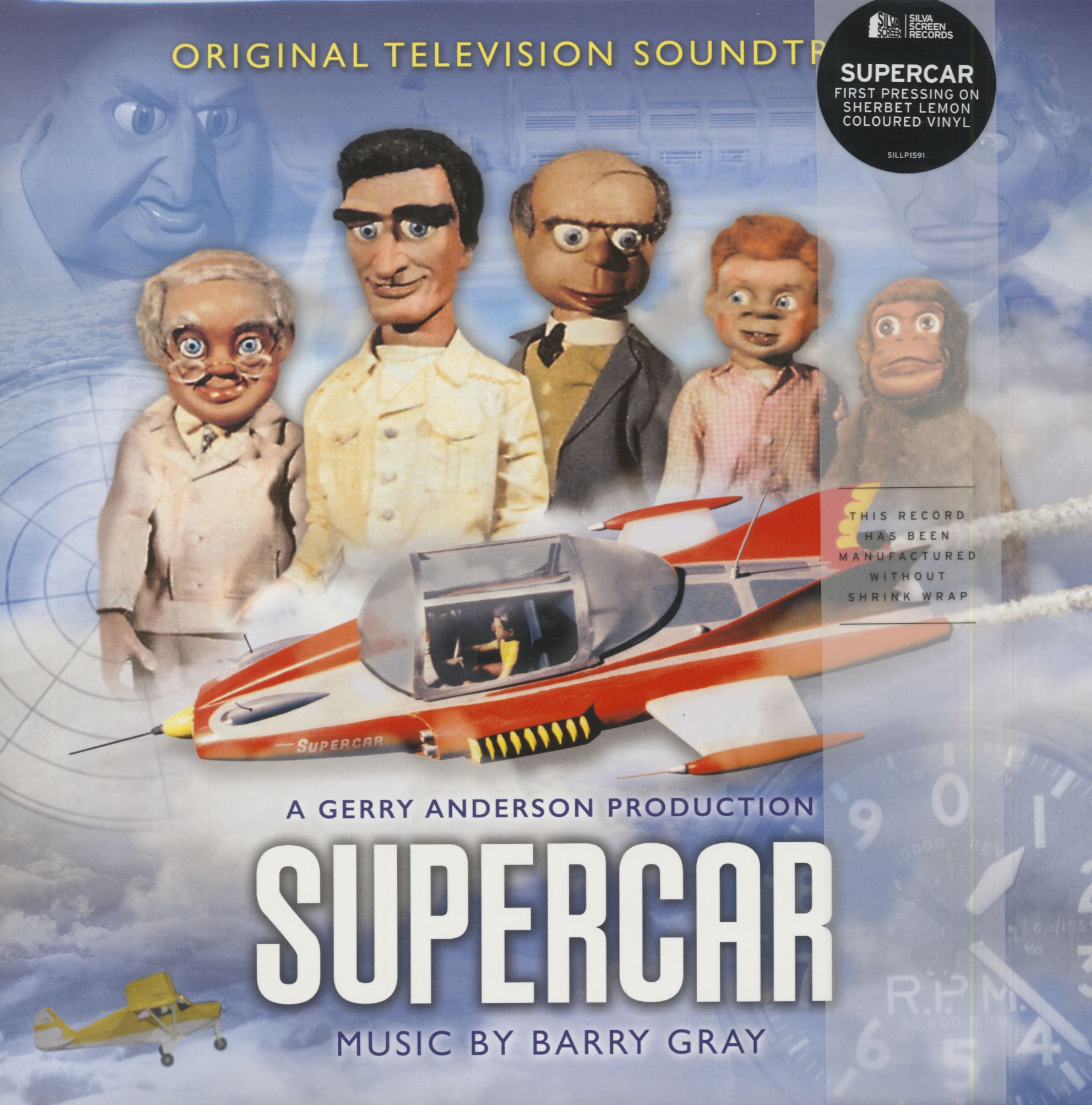 Barry Gray LP: Supercar - Original Television Soundtrack (2-LP, Colored ...