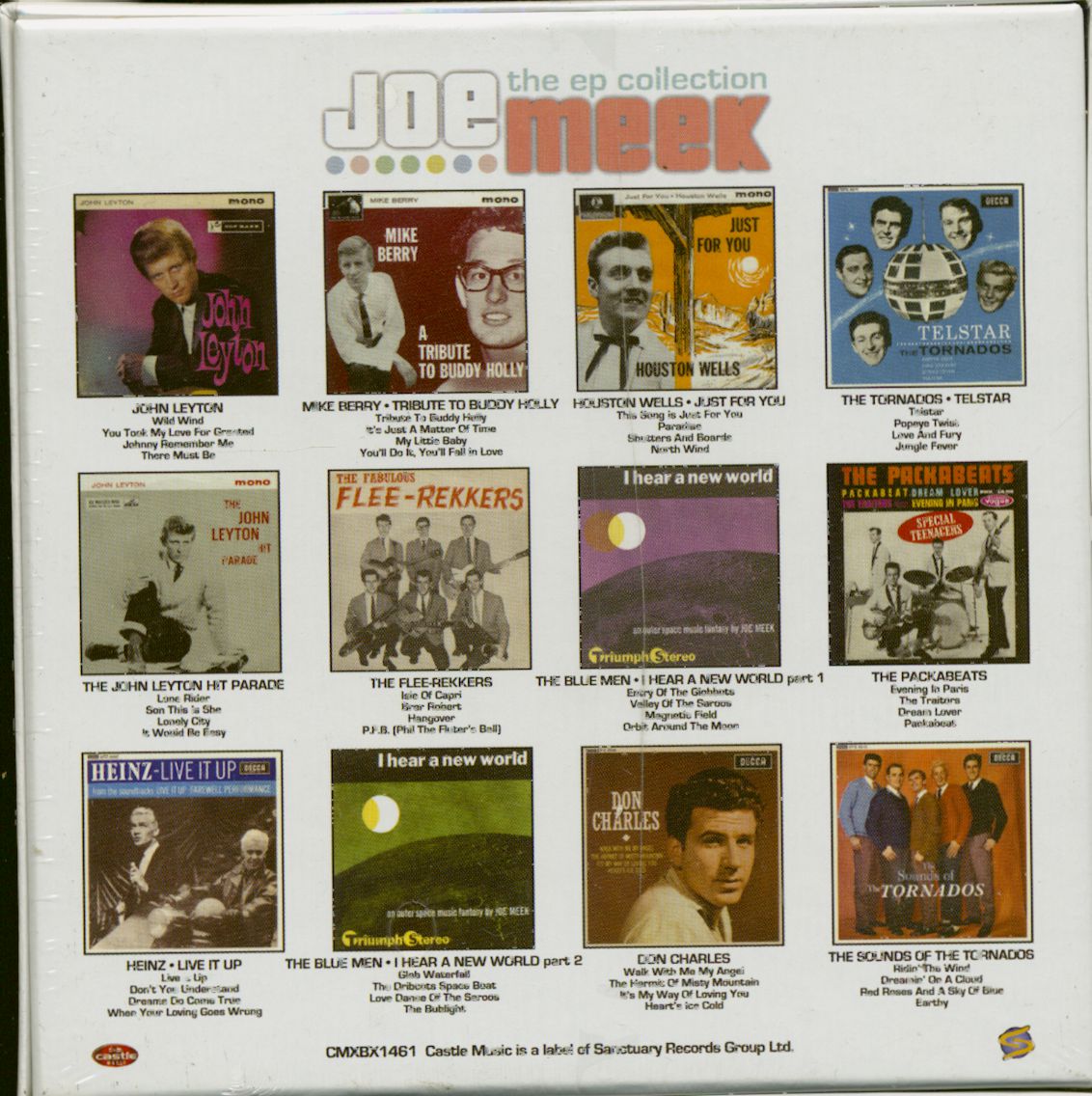 Joe Meek CD: The EP Collection (12-CD Cube Box) - Bear Family Records