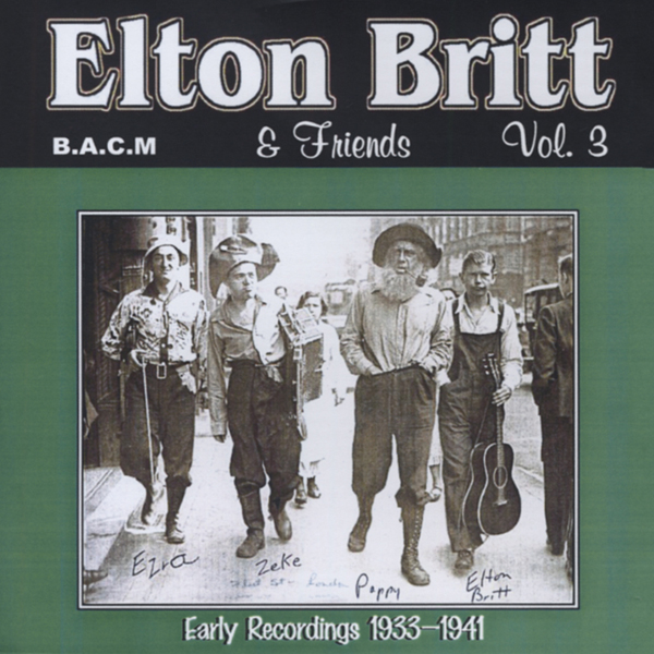 Elton Britt CD: Vol.3 - Bear Family Records