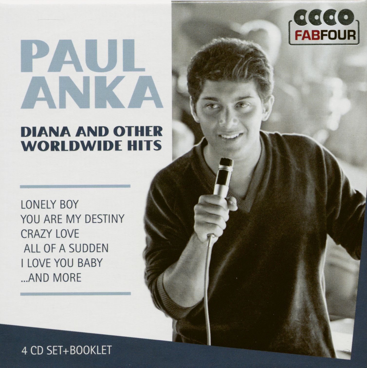 Paul Anka CD: Dana And Other Worldwide Hits (4-CD) - Bear Family Records
