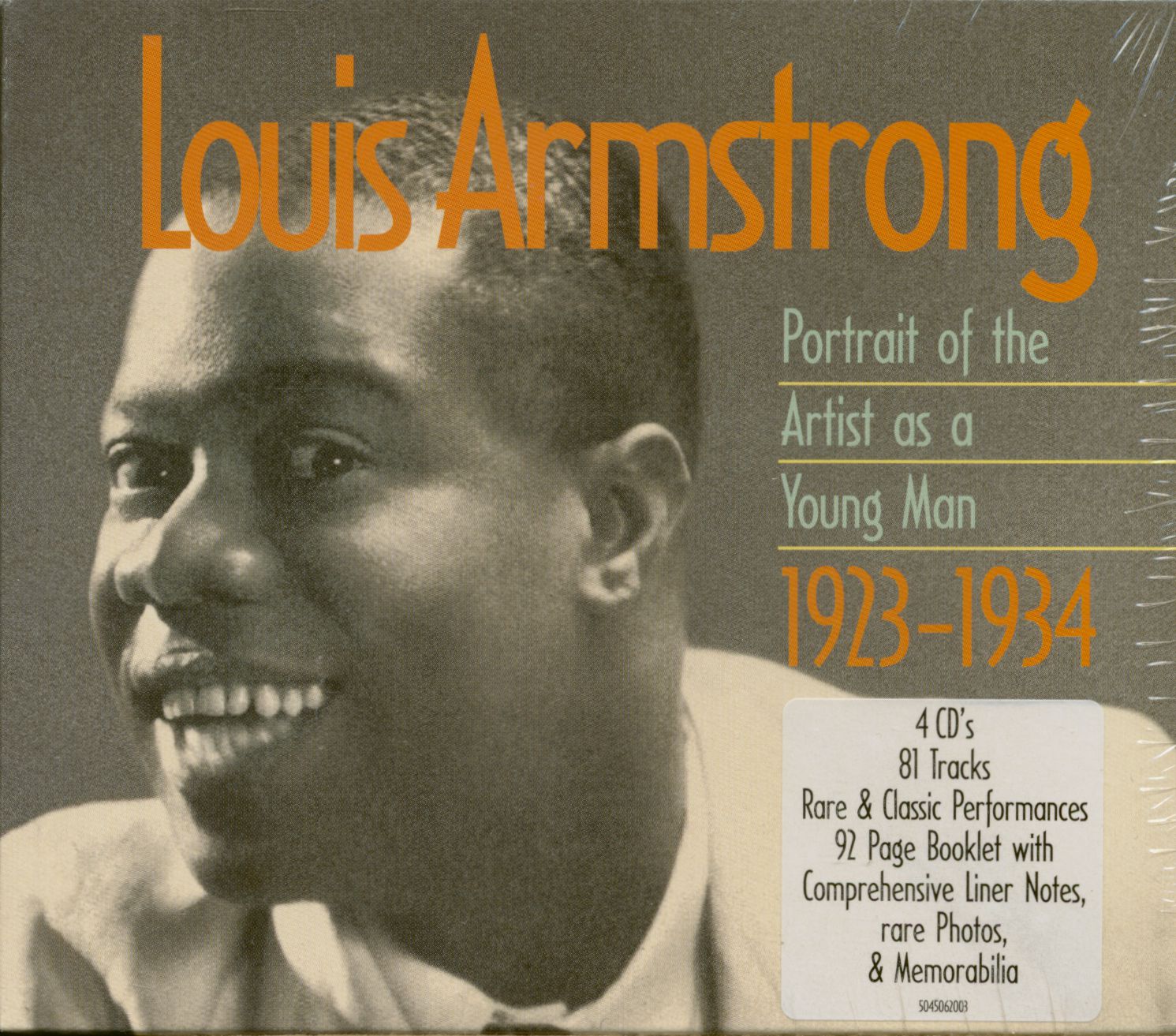 Louis Armstrong CD: Portrait Of The Artist As A Young Man 1923-1934 (4 ...