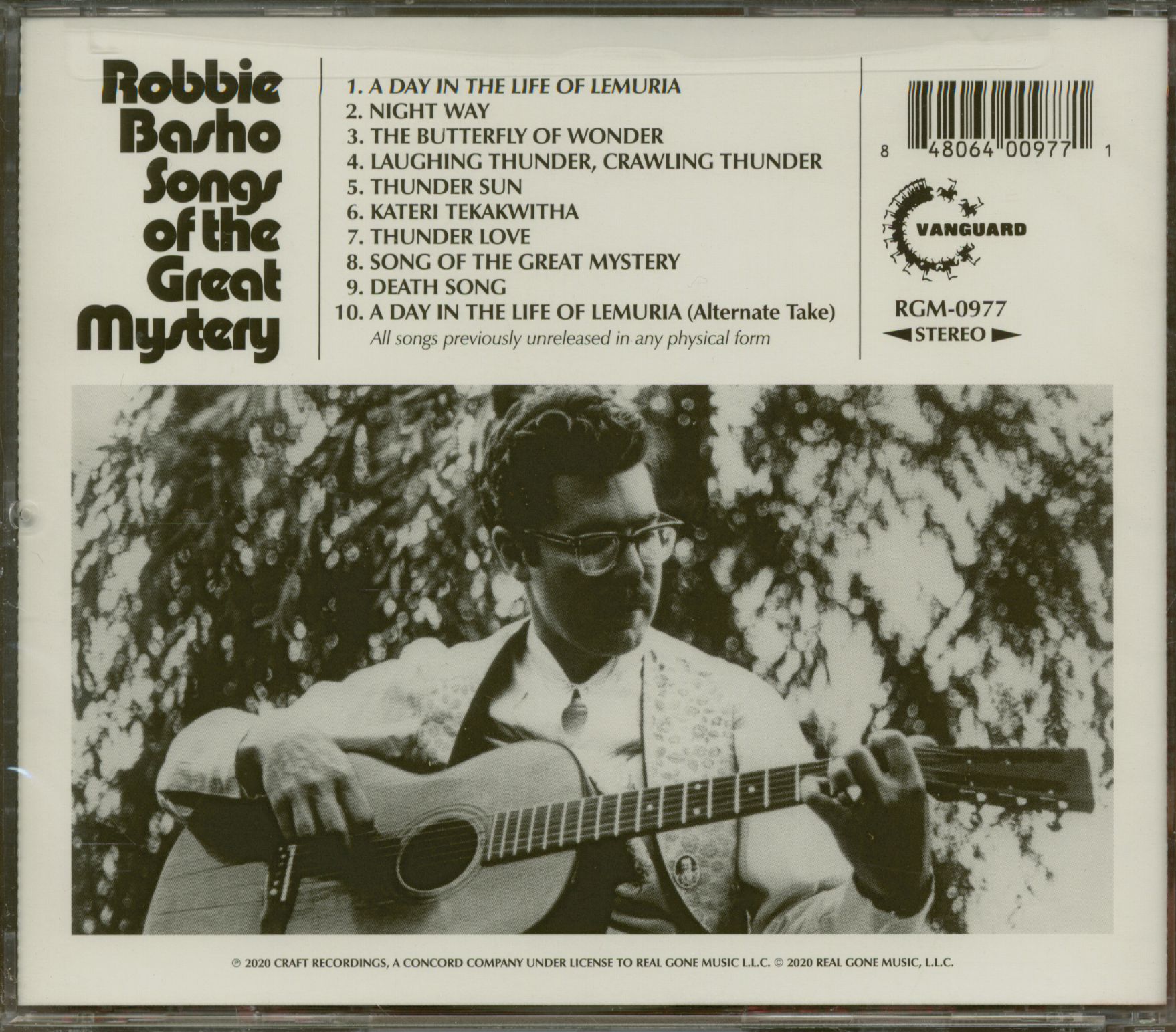 Robbie Basho CD: Song Of The Great Mystery (CD) - Bear Family Records