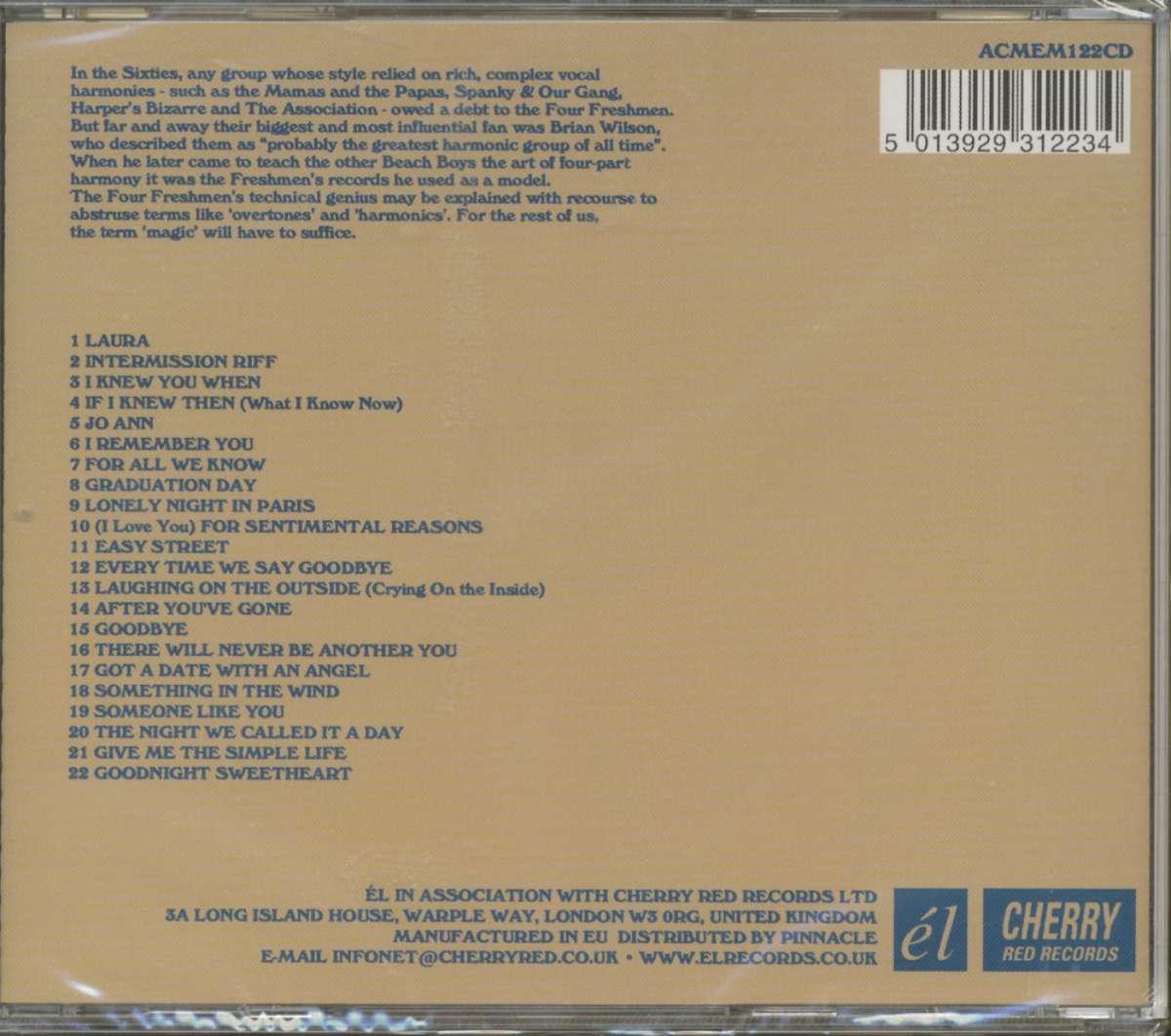 The Four Freshmen CD: Graduation Day (CD) - Bear Family Records