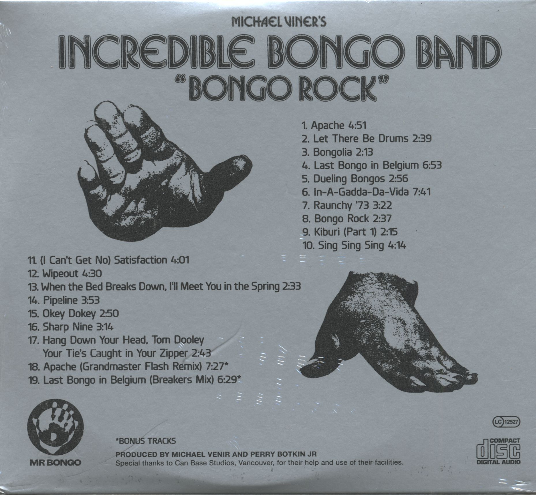Michael Viner's Incredible Bongo Band CD: Bongo Rock (CD) - Bear Family ...